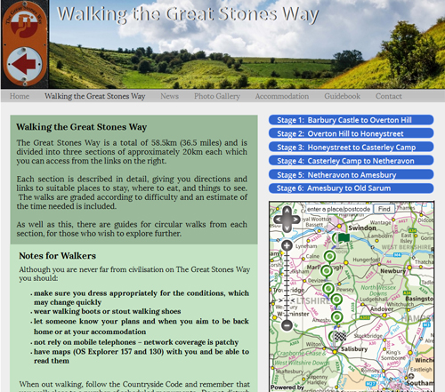 Great Stones Way Website Updated | Friends of the Ridgeway